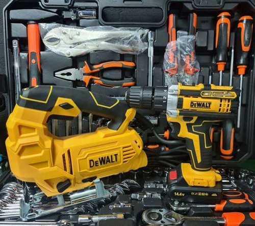 Лобзик Dewalt 1180 w + Шуруповёрт Dewalt 12v