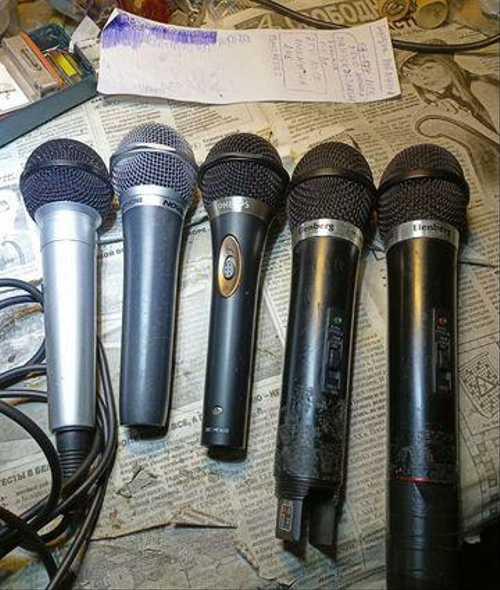 Микрофоны нерабочие на запчасти
