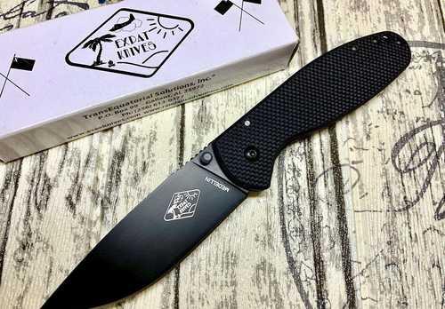 Нож складной Esee Expat Medellin, Black Blade