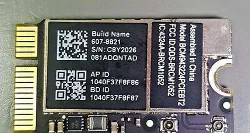 WiFi Bluetooth модуль для Apple Macbook Air A1369