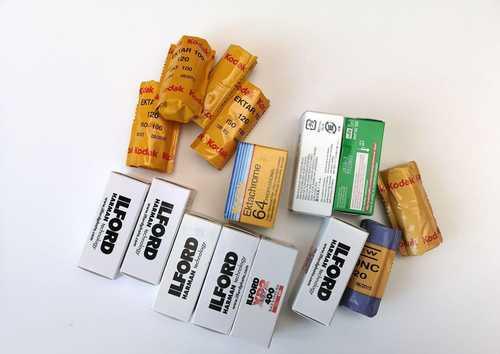 Разная 120-я фотопленка (Ilford, Kodak)
