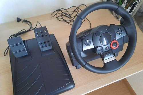 Игровой руль logitech driving force gt