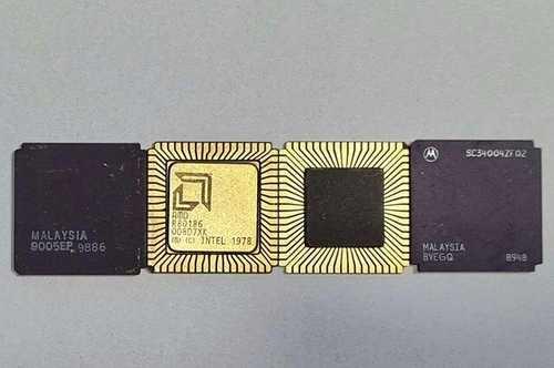 AMD R80186/ Motorola SC34004ZF02 процессоры