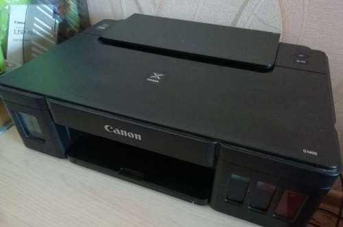 Принтер Canon pixma G1400 (выдаёт ошибку)