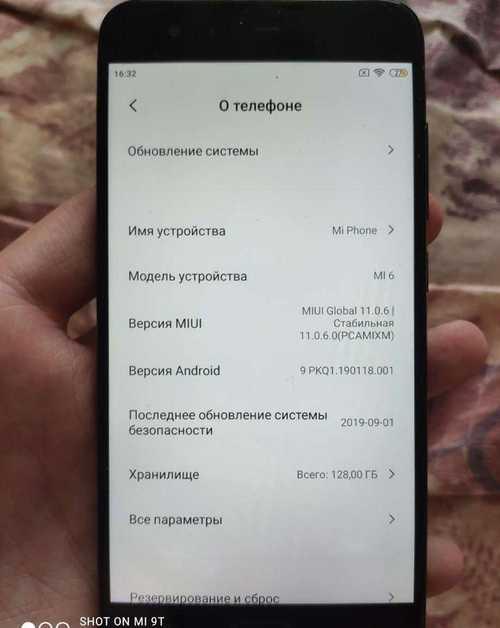 Xiaomi mi6 6/128gb ceramic edition