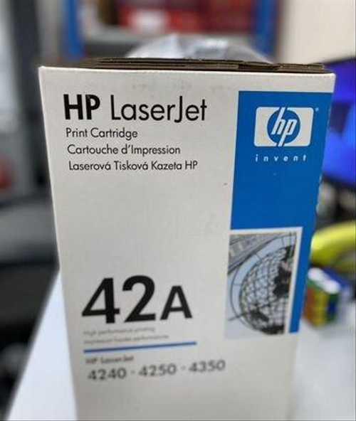 Новый картридж q5942A, для принтера HP Laserjet