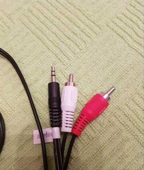 Аудиокабель 2м (3.5 mm jack - RCA) AUX