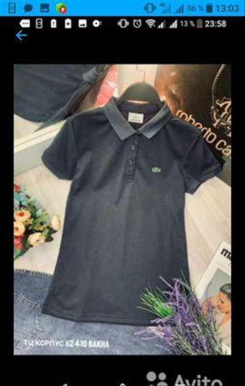 Поло новое lacoste 42/48