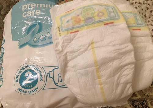 Подгузники Pampers premium care 2