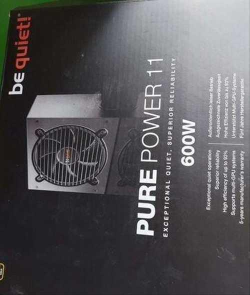 Блок питания be quite pure power 600w