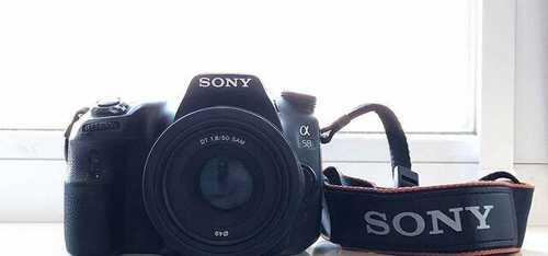 Зеркальный фотоаппарат Sony Alpha SLT-A58 Kit