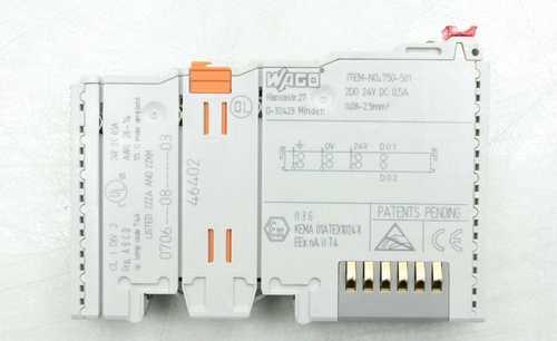 Модуль дискрет. вывода 2канальный wago 750-501