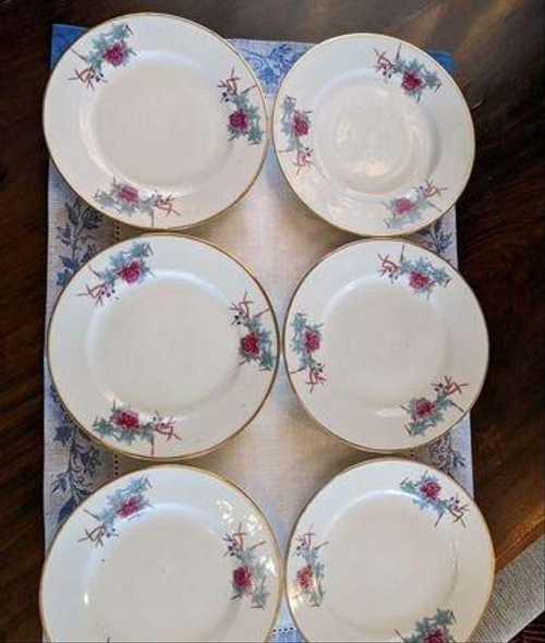 Десертные тарелки (Китайский фарфор, 1950-е)