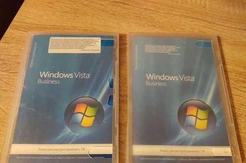 Лиц. диски Windows Vista Business с Б/у наклейками