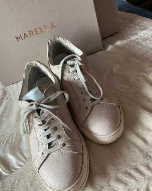 Кожаные кеды Marella, бренд Max Mara. Оригинал