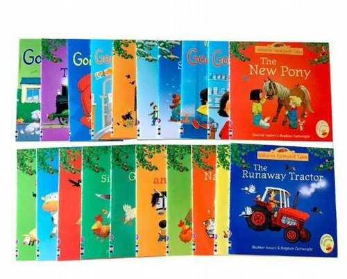 Usborne Farmyard Tales набор из 20 книг новые