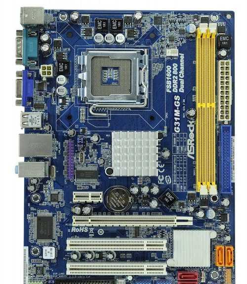 Материнская плата ASRock LGA775 G31M-S