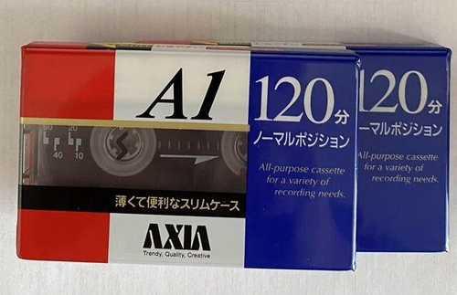 Аудиокассеты запечатанные Axia A1-120 Japan