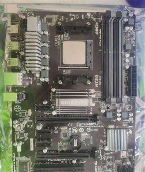 Gigabyte GA-970A-DS3P + процессор amd fx 8320