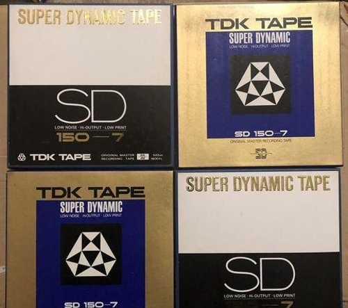 TDK SD 150-7 магнитная лента 4 штуки