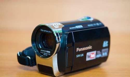 Зумная камера Panasonic SDR-S26 Zoom х70 запись SD