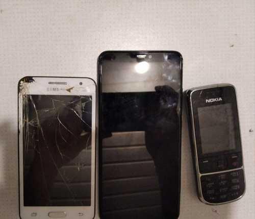Телефоны на запчасти: Samsung, BQ, Nokia