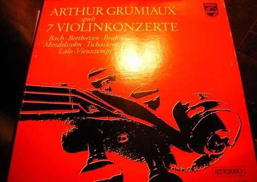 Arthur Grumiaux 7 violinkonzerte винил 4LP Philips