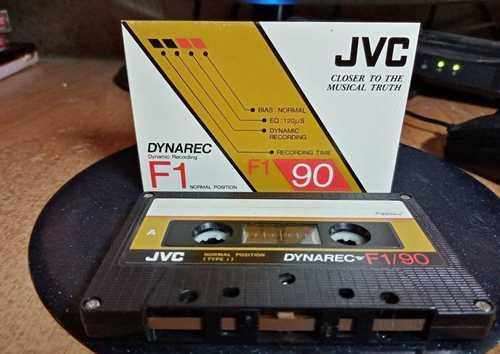 Аудиокассета JVC dynarec F1/90 1983г