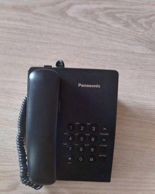 Телефон стационарный (черный)