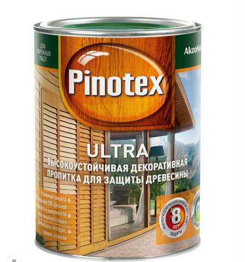 Пропитка Pinotex Ultra 1 литр (Ореховое дерево)