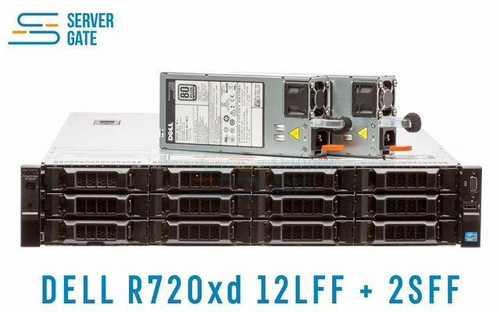 Dell R720 12LFF+2SFF / 2xE5-2643v2 / 256 GB