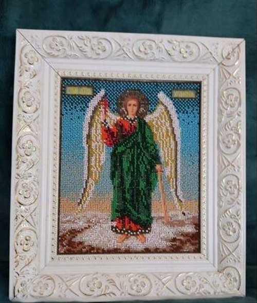 Икона из бисера Ангел Хранитель