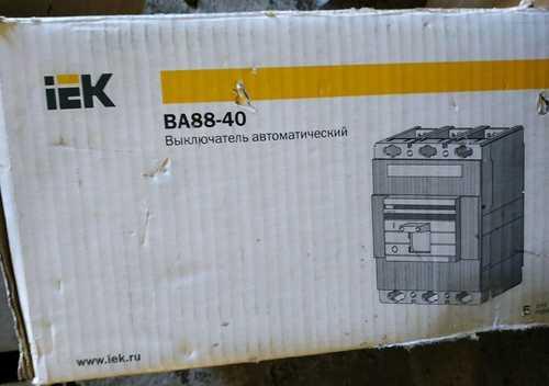 ический трехполюсный выключатель IEK BA88-4 | Festima.Ru .