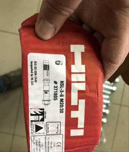 Анкер hilti, хилти HSL-3-G M20/30
