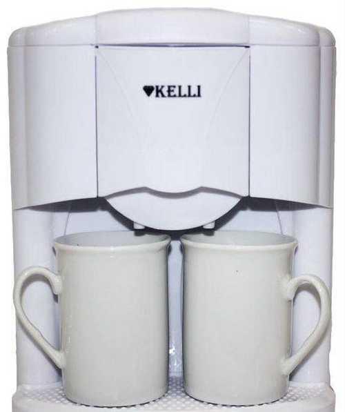 Кофеварка kelli KL-1491 (2 чашки) 650Вт