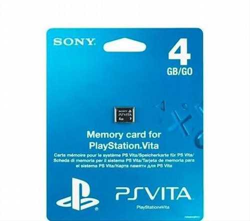 Карта памяти Sony PS Vita Memory Card 4Gb