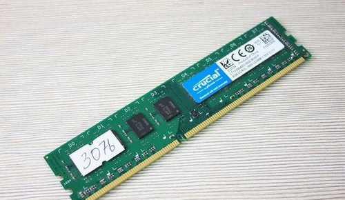 Оперативная память DDR3L 8 GB 1600 MHz Crucial