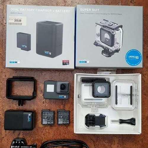 GoPro Hero 6 black + аксессуары