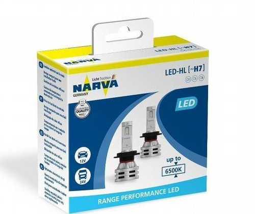 Комплект светодиодных ламп H7 Narva Range Performa