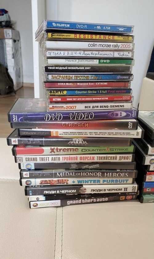 Куча CD/DVD игр, фильмов