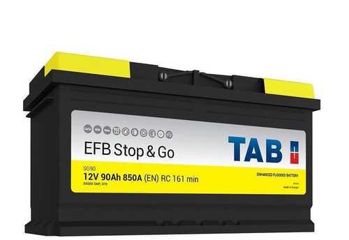 Автомобильный аккумулятор TAB EFB 90а 850en