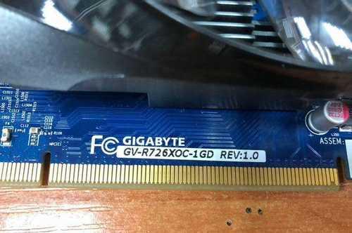 Видеокарта gigabyte radeon R7 260X OC 1 Гб gddr5