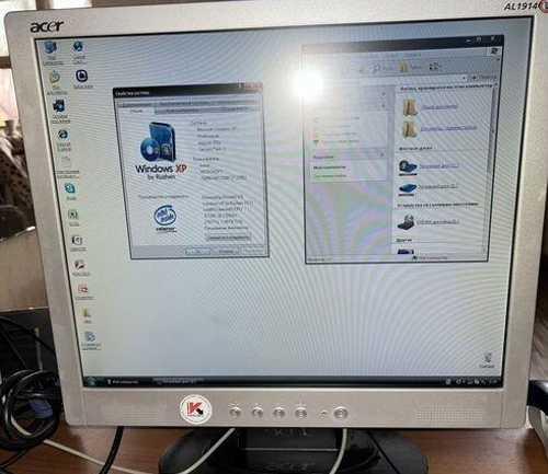 Компьютер процессор Windows, экран Acer
