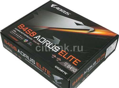 Материнская плата Gigabyte B450 Aorus Elite AM4