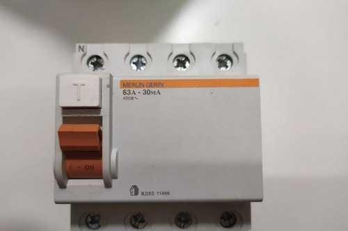 Schneider Electric 11466 вд63 4П 63A 30MA ас