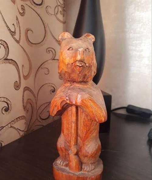 Медведь, деревянная статуэтка, СССР
