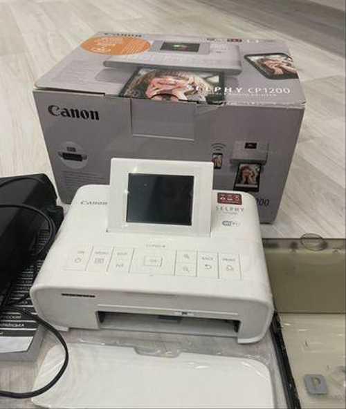 Фотопринтер canon selphy cp1200
