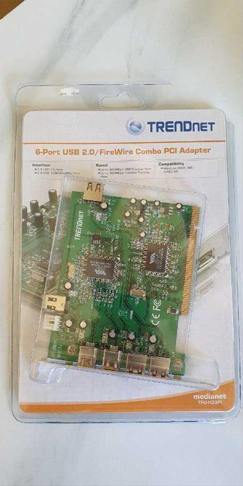 USB контроллер trendnet TFU - H33PI