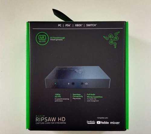 Карта захвата видео Razer Rapsaw HD