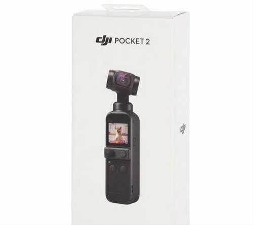 Видеокамера DJI Pocket 2 Black Ростест в наличии